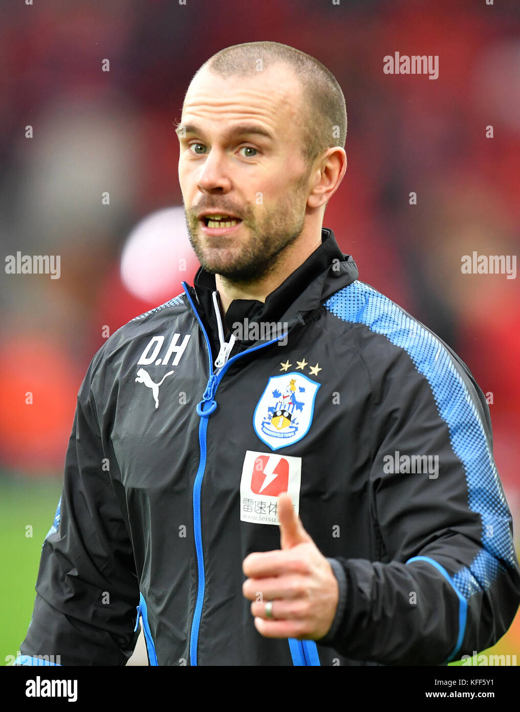 Huddersfield Town Strength and Conditioning coach Dan Hughes during the ...