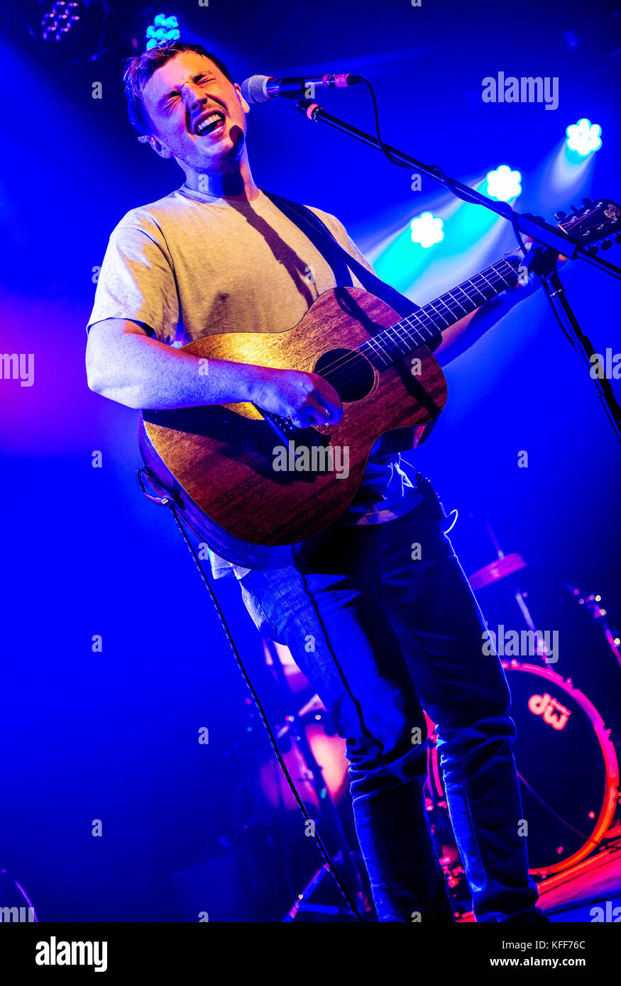 Lewis Watson performing live in concert at the Old Fire station in ...