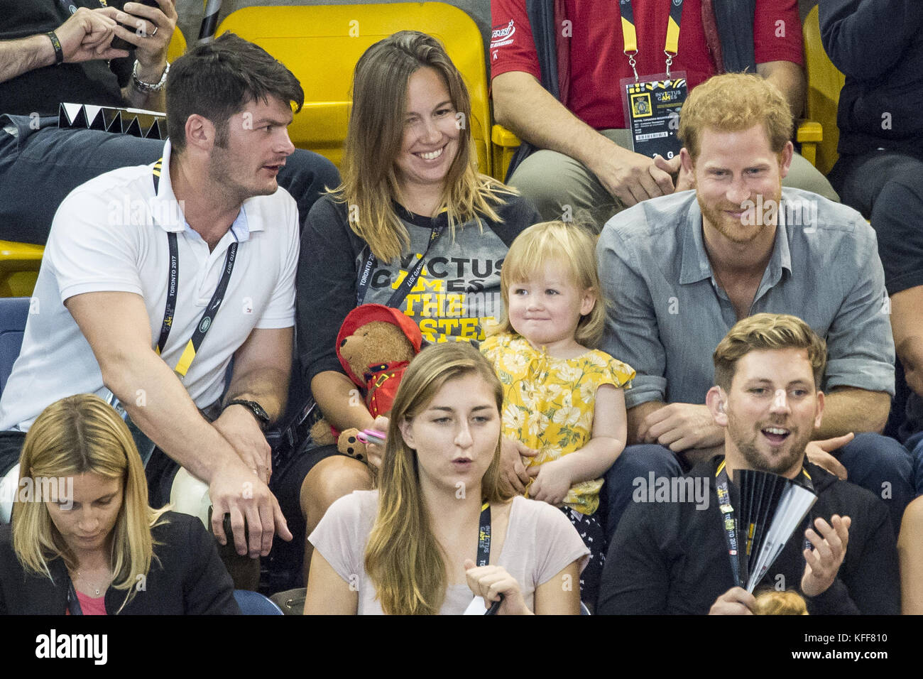 Prince Harry attends a handball match event for the Invictus Games at ...