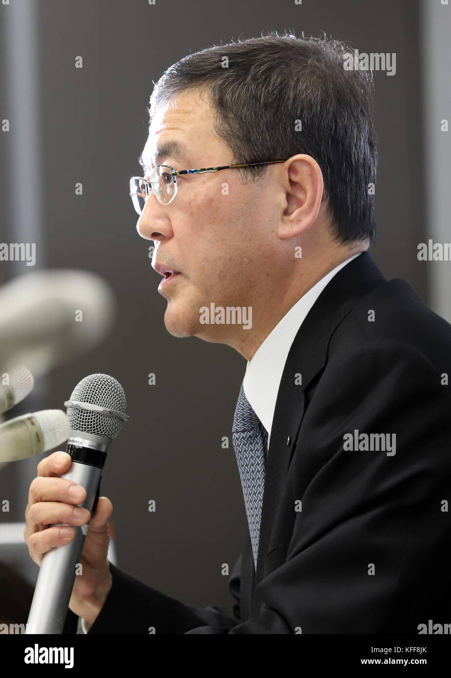 Tokyo, Japan. 27th Oct, 2017. Japanese automaker Subaru president ...