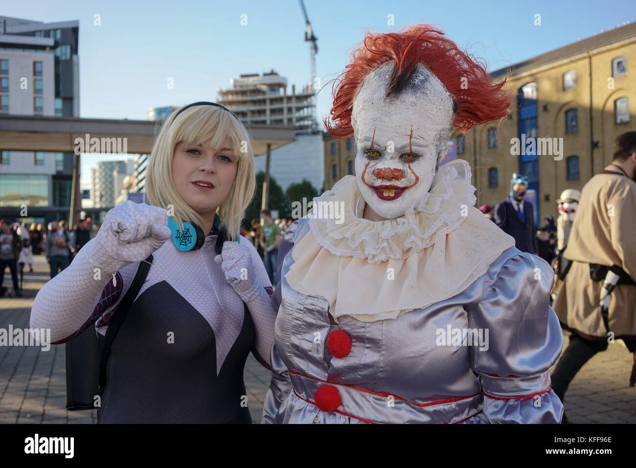 London, UK. 27th Oct, 2017. Cosplay fans came to London on October 27 ...