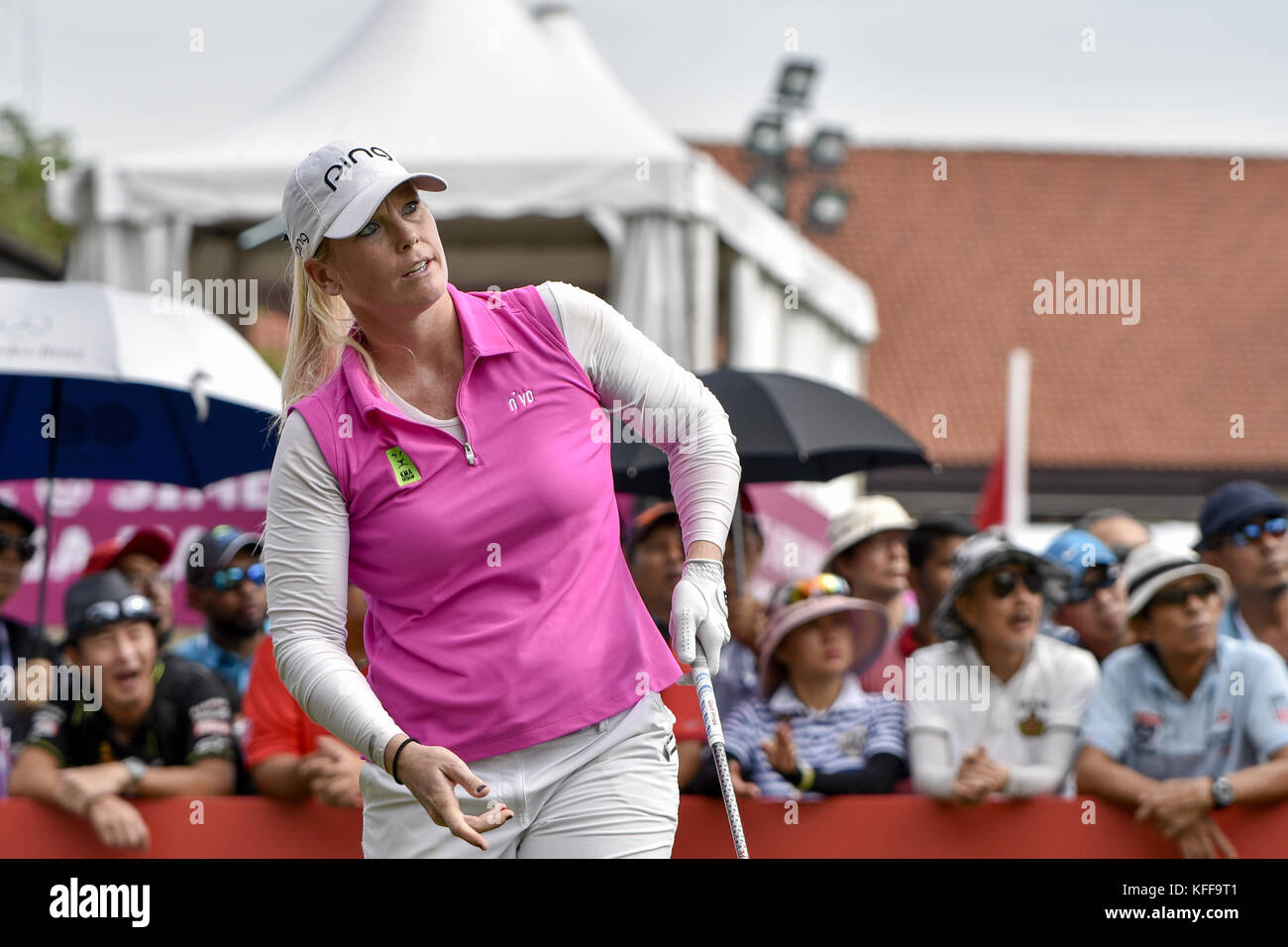 Kuala Lumpur, MALAYSIA. 28th Oct, 2017. Jacqui Concolino of USA during ...