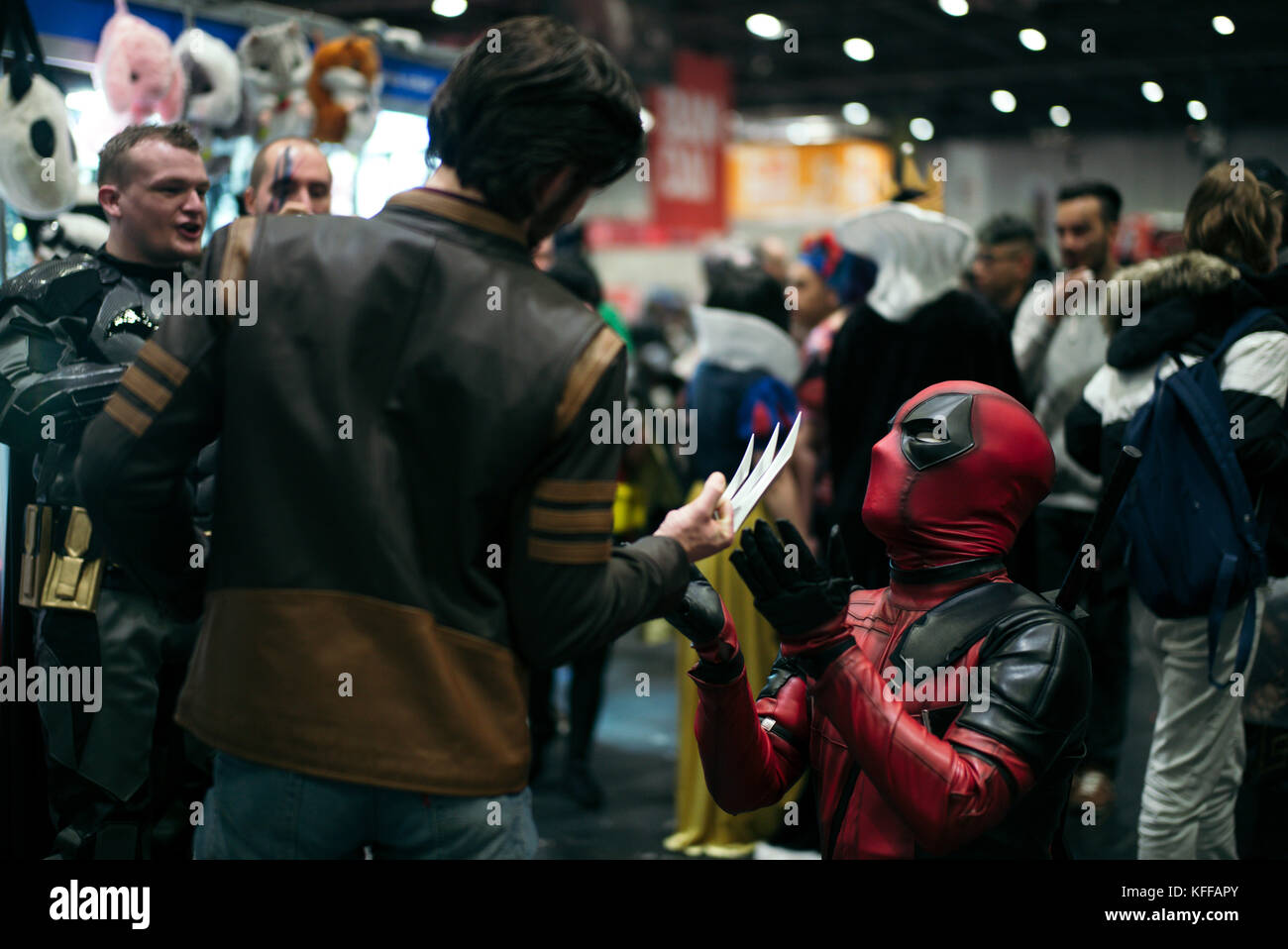 London, UK. 27th, October, 2017. Cosplayers, fans, celebrities, and ...