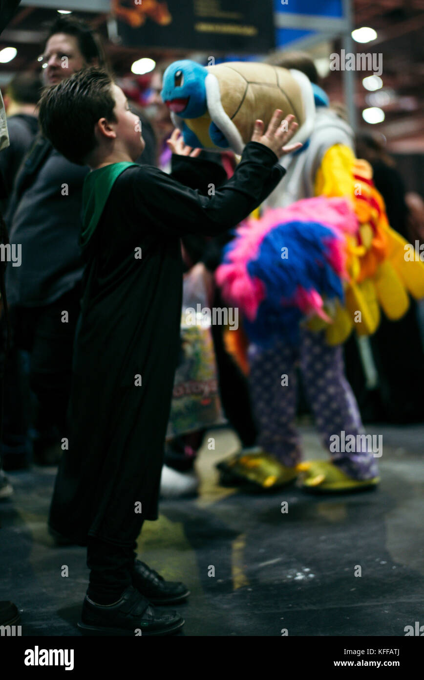 London, UK. 27th, October, 2017. Cosplayers, fans, celebrities, and ...