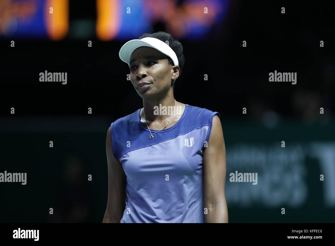 Singapore. 28th Oct, 2017. American tennis player Venus Williams is in ...