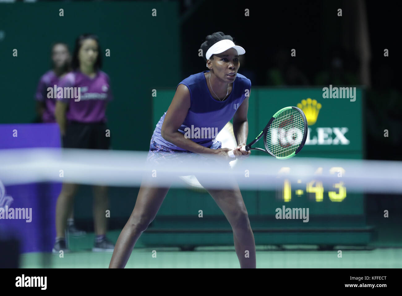 Singapore. 28th Oct, 2017. American tennis player Venus Williams is in ...