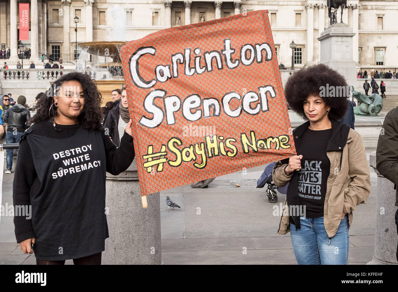 London, UK. 28th Oct, 2017. 19th Annual remembrance procession protest ...