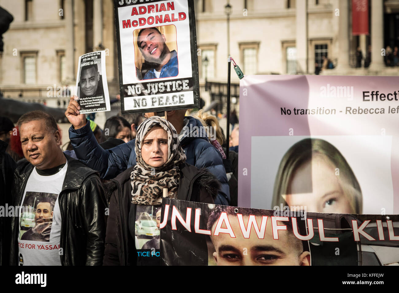 London, UK. 28th Oct, 2017. 19th Annual remembrance procession protest ...
