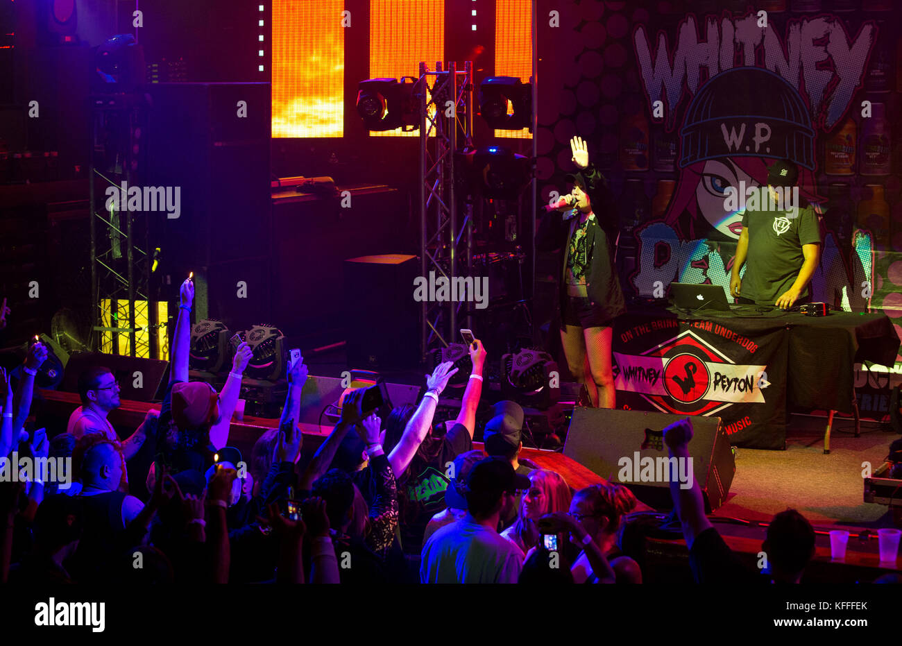 FORT LAUDERDALE, FL - OCTOBER 26: Whitney Peyton in concert at the ...