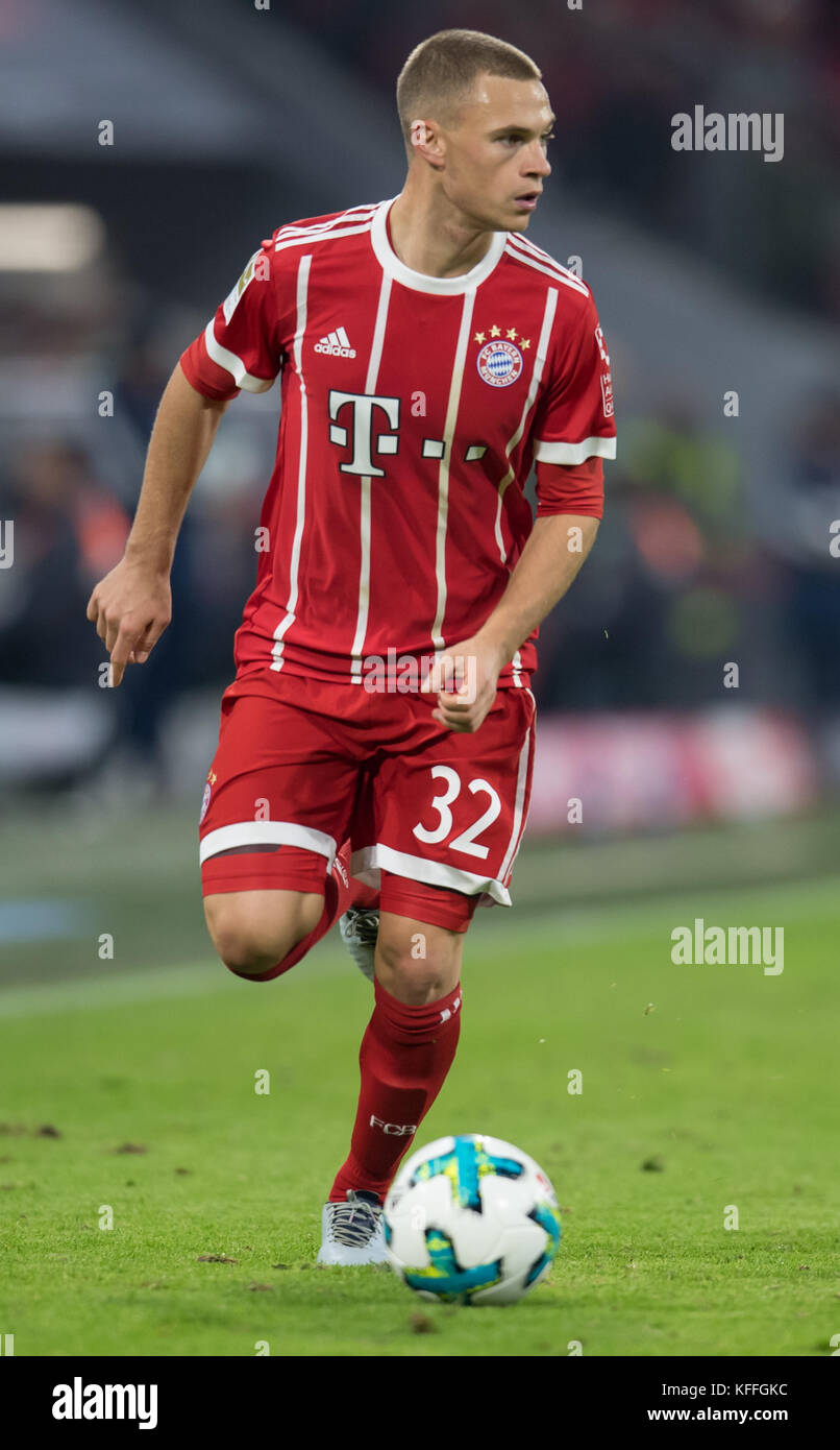 Munich, Germany. 28th Oct, 2017. Joshua Kimmich of Munich in action ...