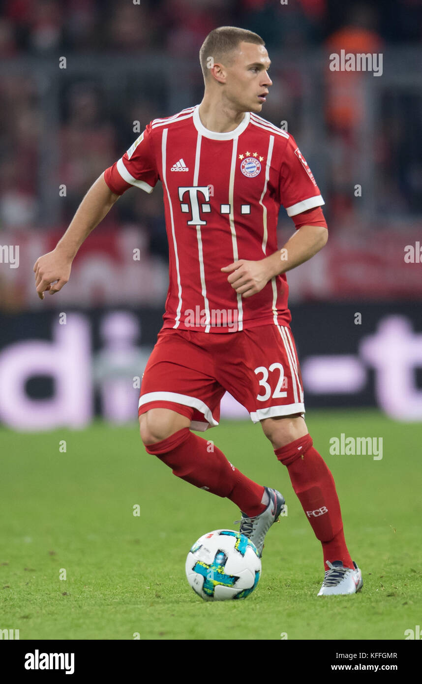 Munich, Germany. 28th Oct, 2017. Joshua Kimmich of Munich in action ...