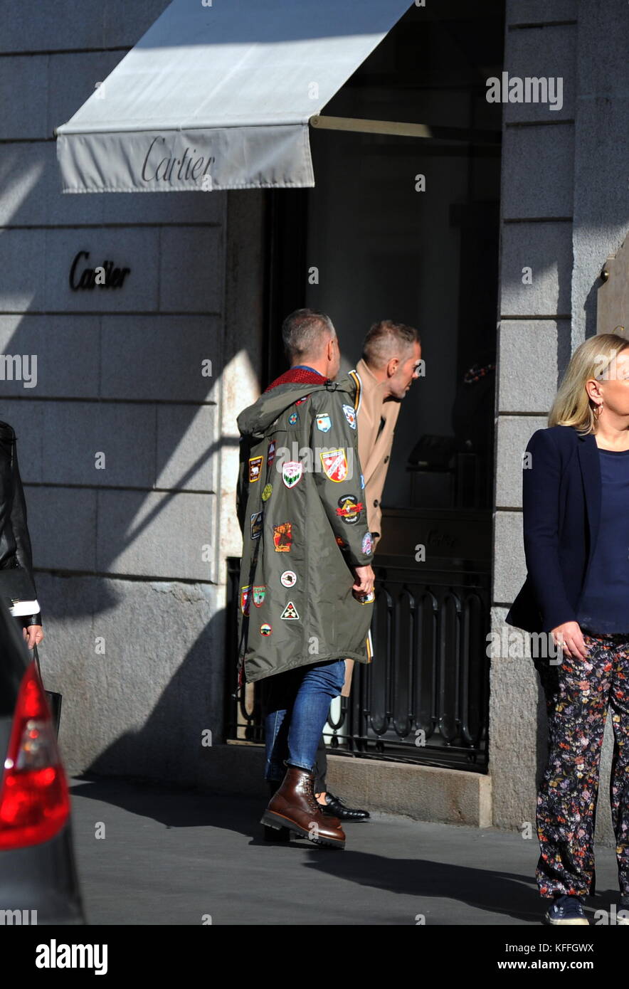 Milan, Dean and Dan Caten walk in the center The Dean and Dan Caten ...