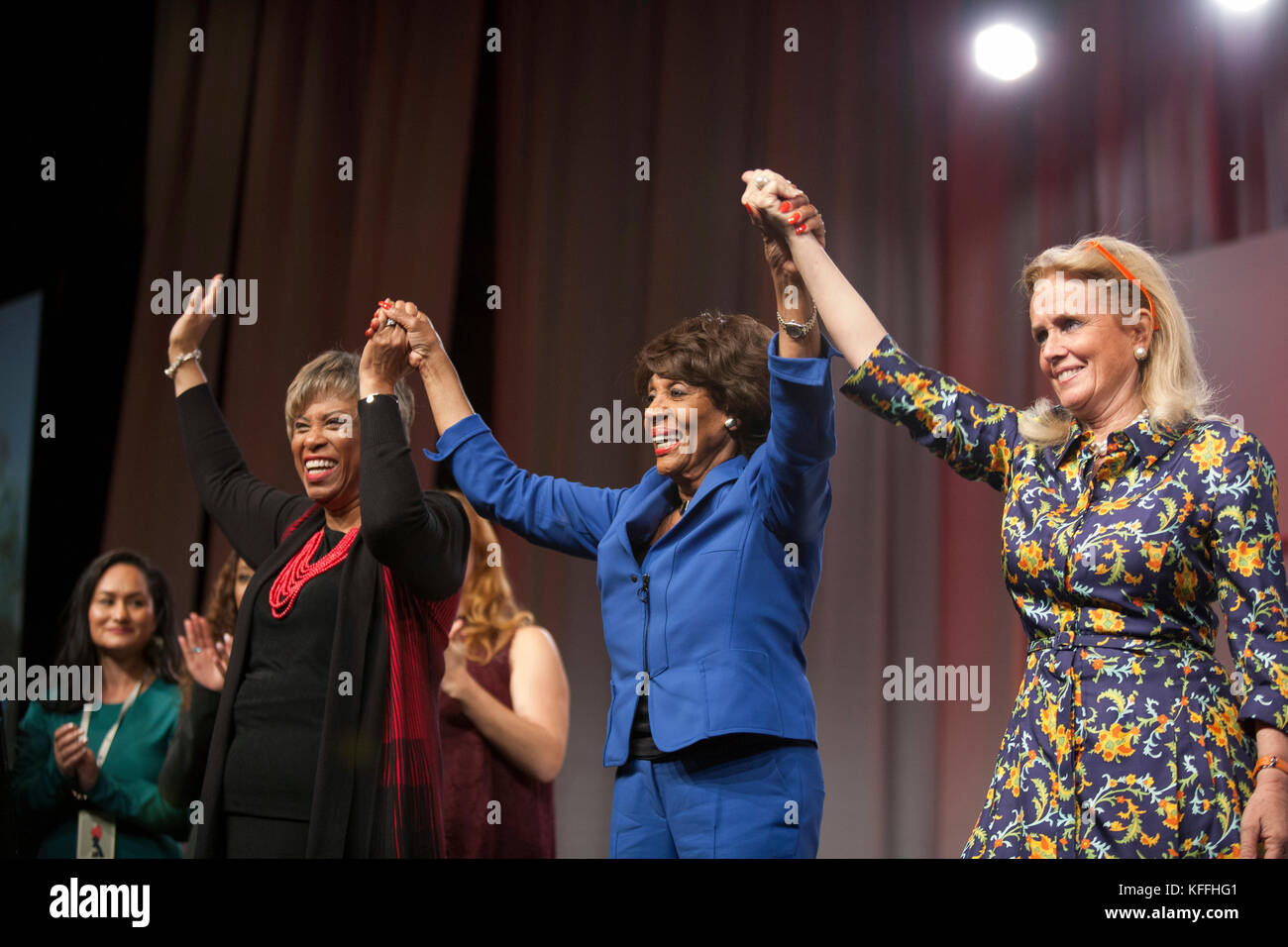 Detroit, Michigan, USA. 28th Oct, 2017. (L-R) Congresswoman Brenda ...