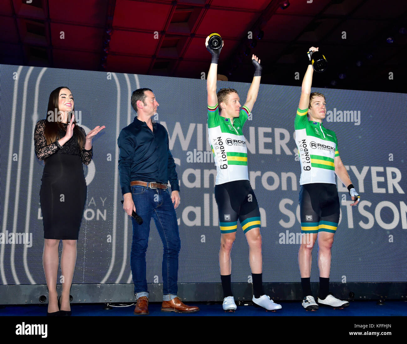 London, UK. 28th Oct, 2017. Cameron Meyer / Callum Scotson (AUS) at ...