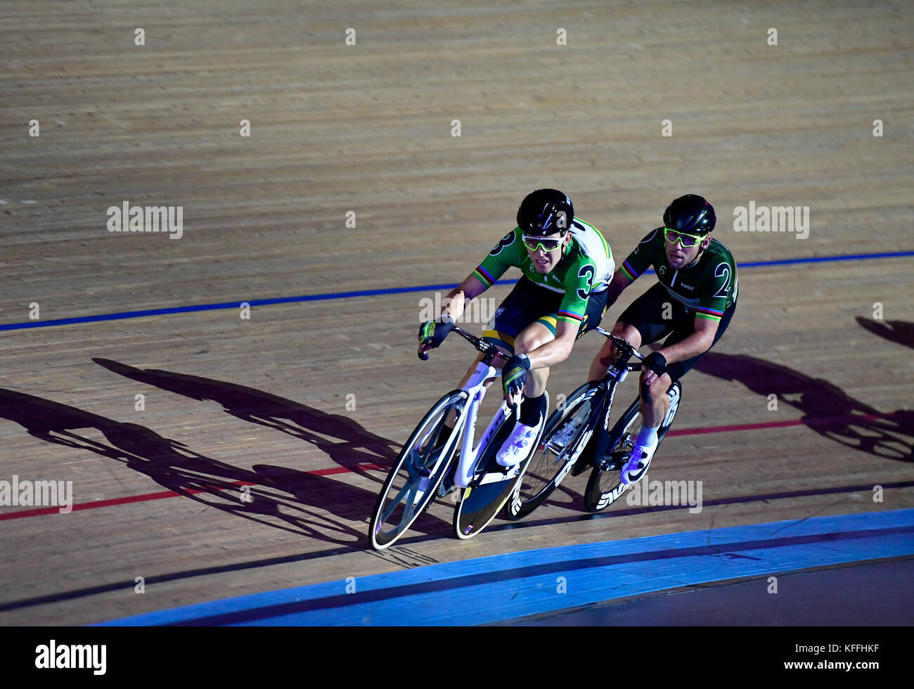 London, UK. 28th Oct, 2017. Cameron Meyer / Callum Scotson (AUS), Mark ...