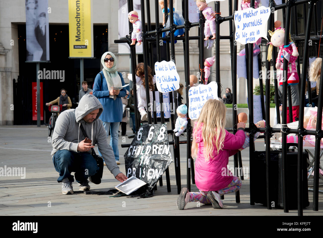 Trafalgar Square, London, UK. 28th Oct, 2017. #66BABIES Protest ...