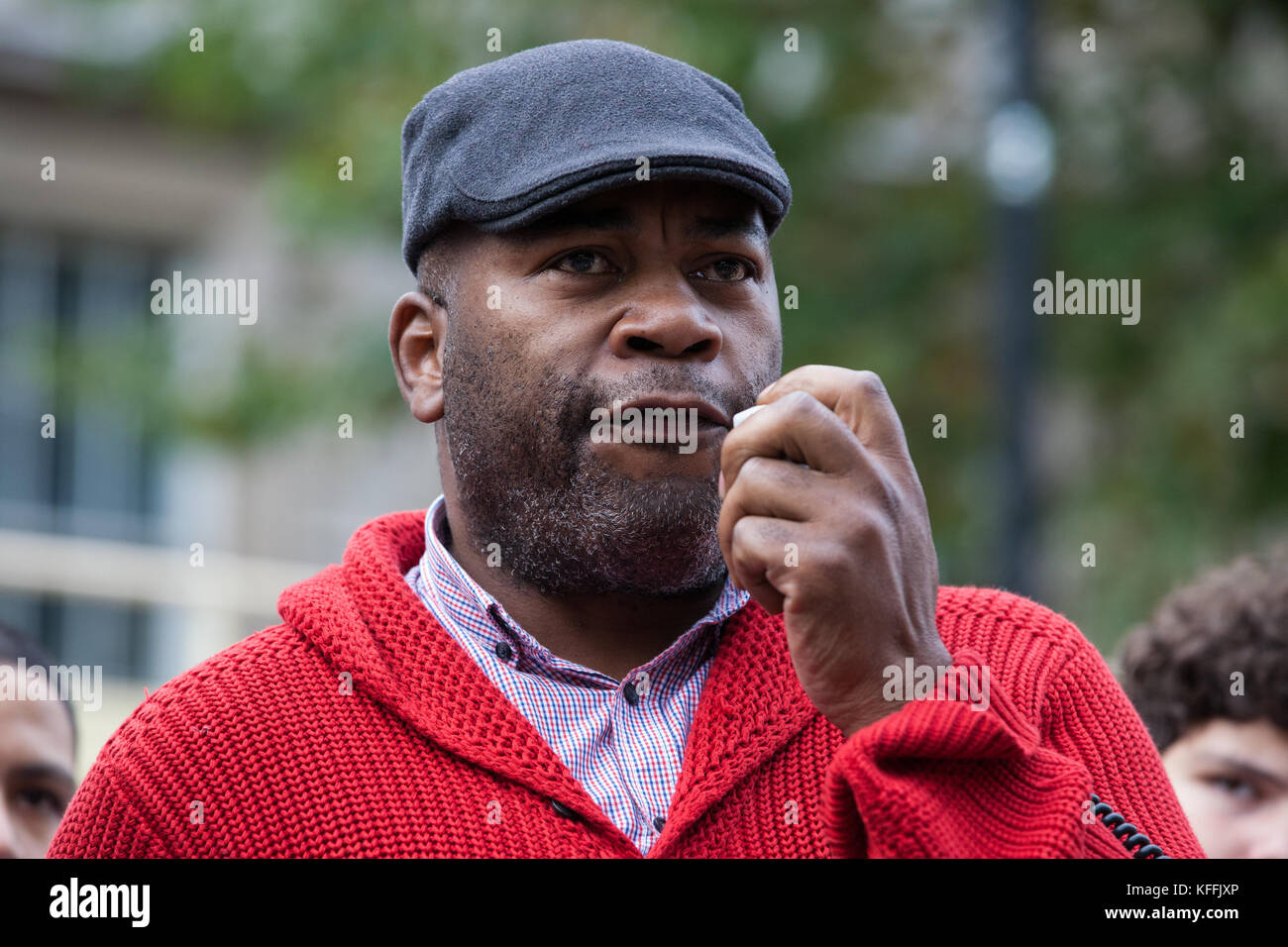 London, UK. 28th October, 2017. Daniel Bennett, brother of Derek ...