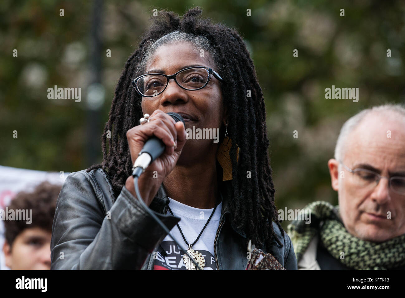 London, UK. 28th October, 2017. Marcia Rigg, sister of Sean Rigg ...