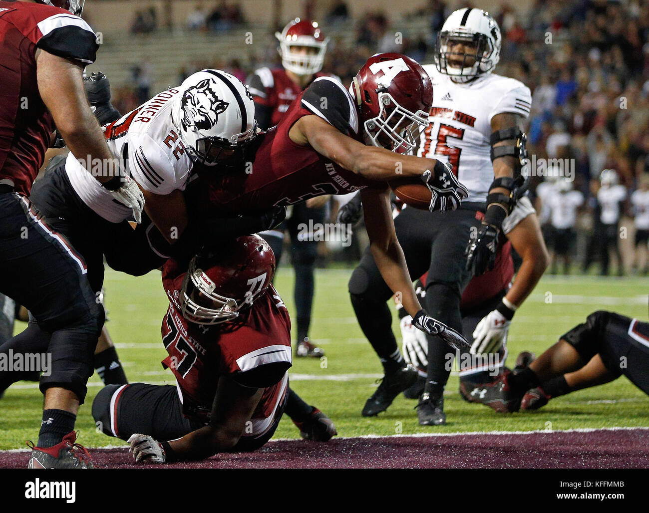 Las Cruces, NM, USA. 28th Oct, 2017. New Mexico State running back ...