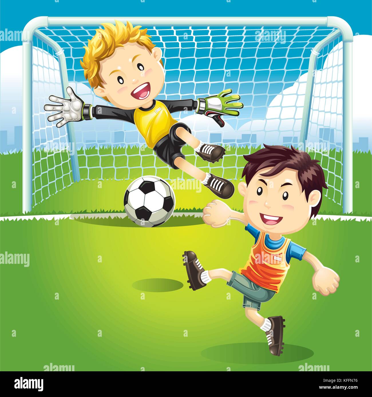 Soccer kids playing. Vector illustrations Stock Vector Image & Art - Alamy Soccer kids playing. Vector illustrations Stock Vector Image & Art - Alamy