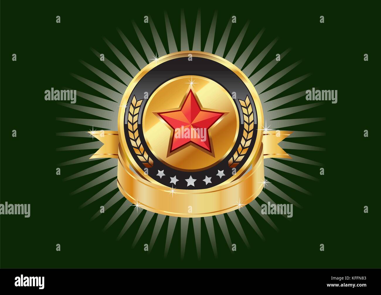 Five awards Stock Vector Images - Alamy