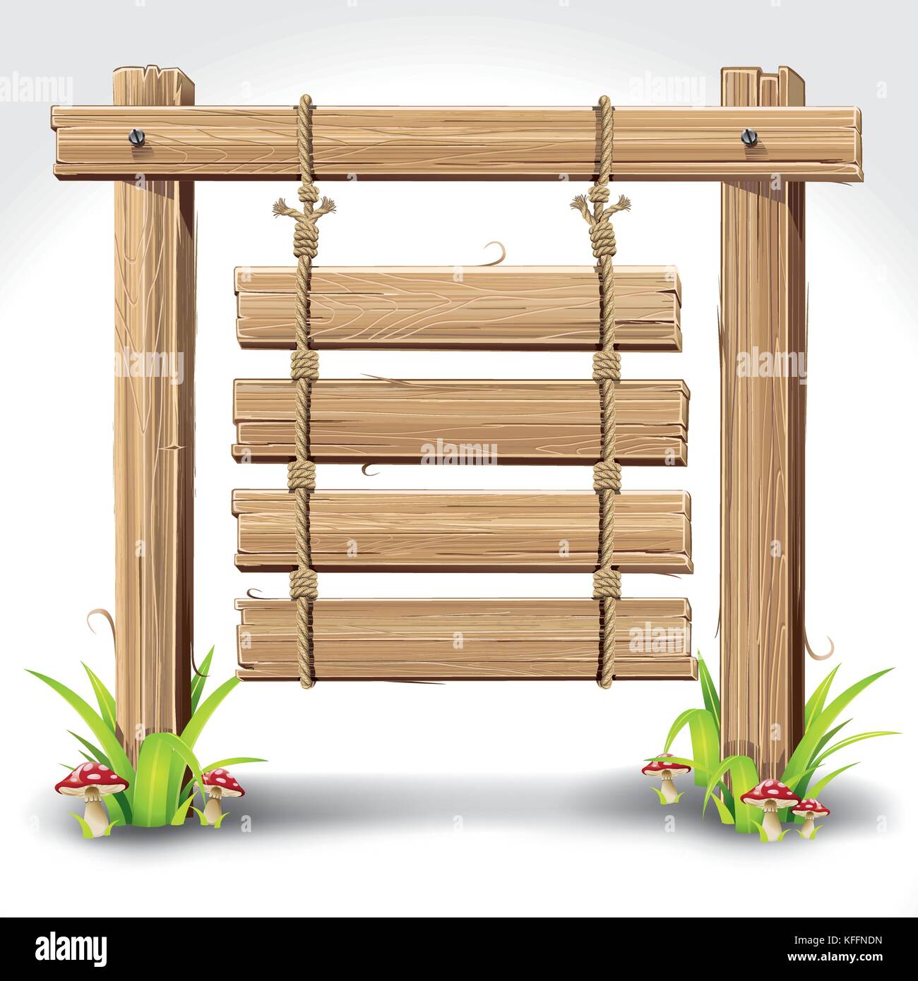 Wood Sign Board. vector illustration Stock Vector Image & Art - Alamy