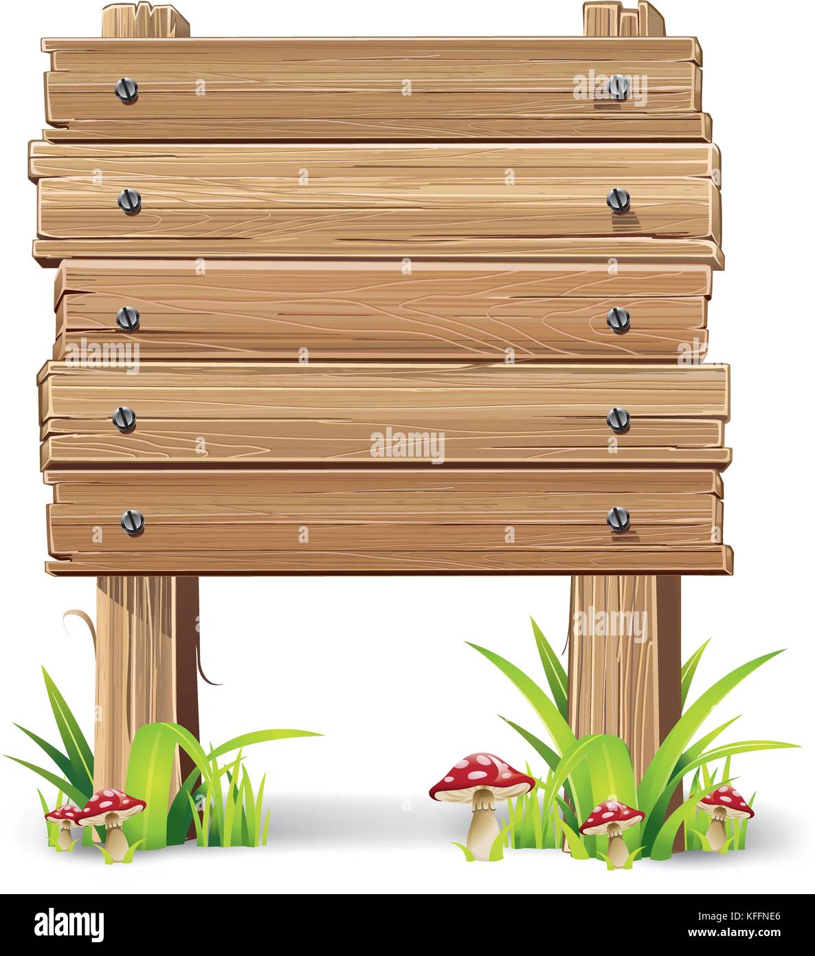 Wood Sign Board. vector illustration Stock Vector Image & Art - Alamy