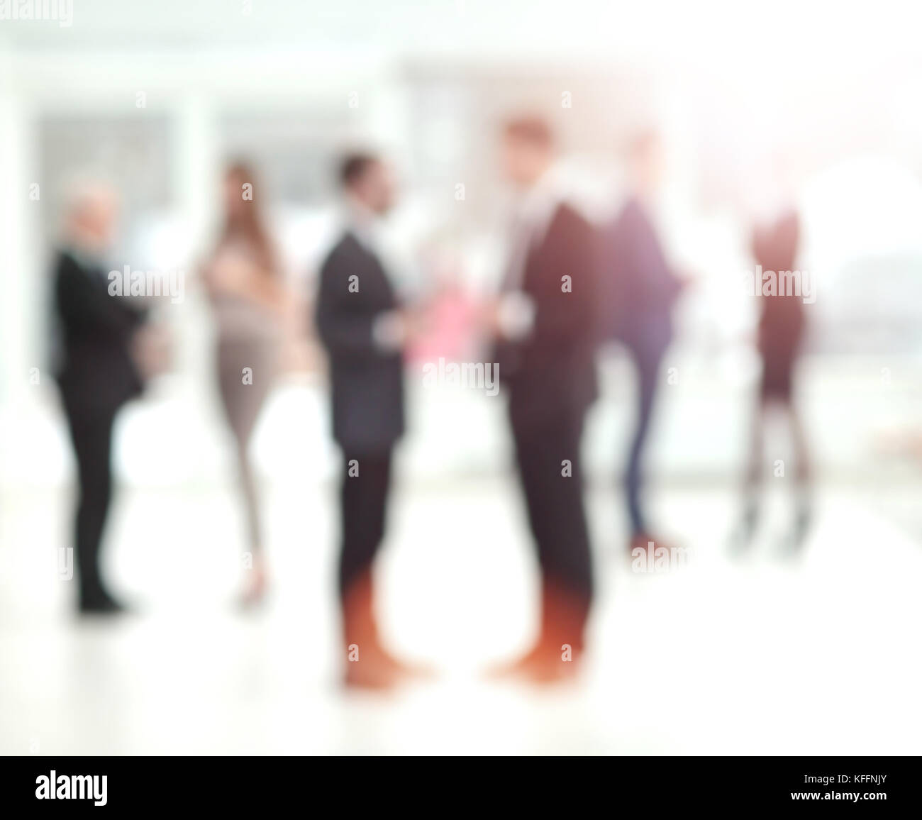Blurred abstract background of business discussion people group. Blurry ...