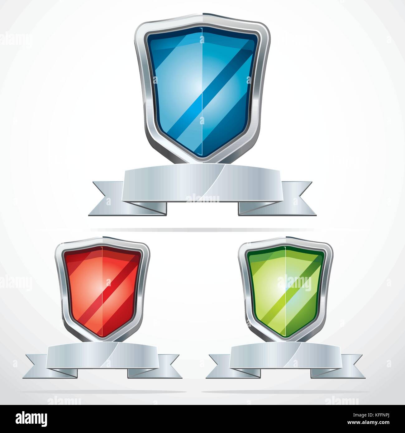 Protection shield security icons. vector illustration Stock Vector ...
