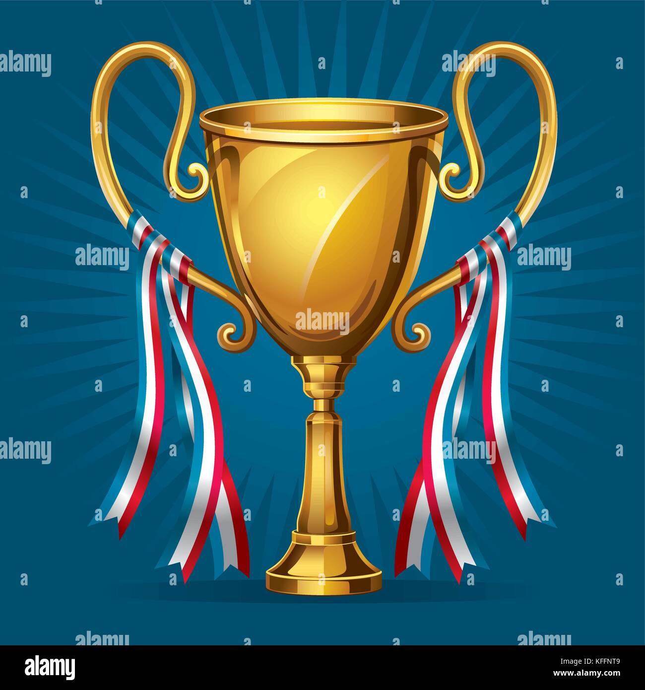 Trophy cups. vector illustration Stock Vector Image & Art - Alamy