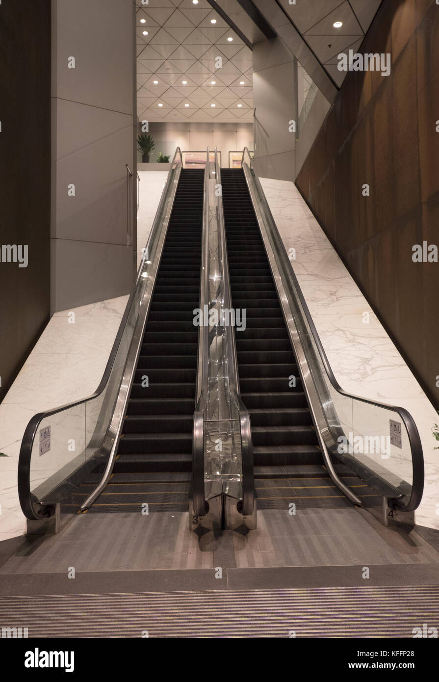 Escalators, Hong Kong, China, Asia Stock Photo - Alamy
