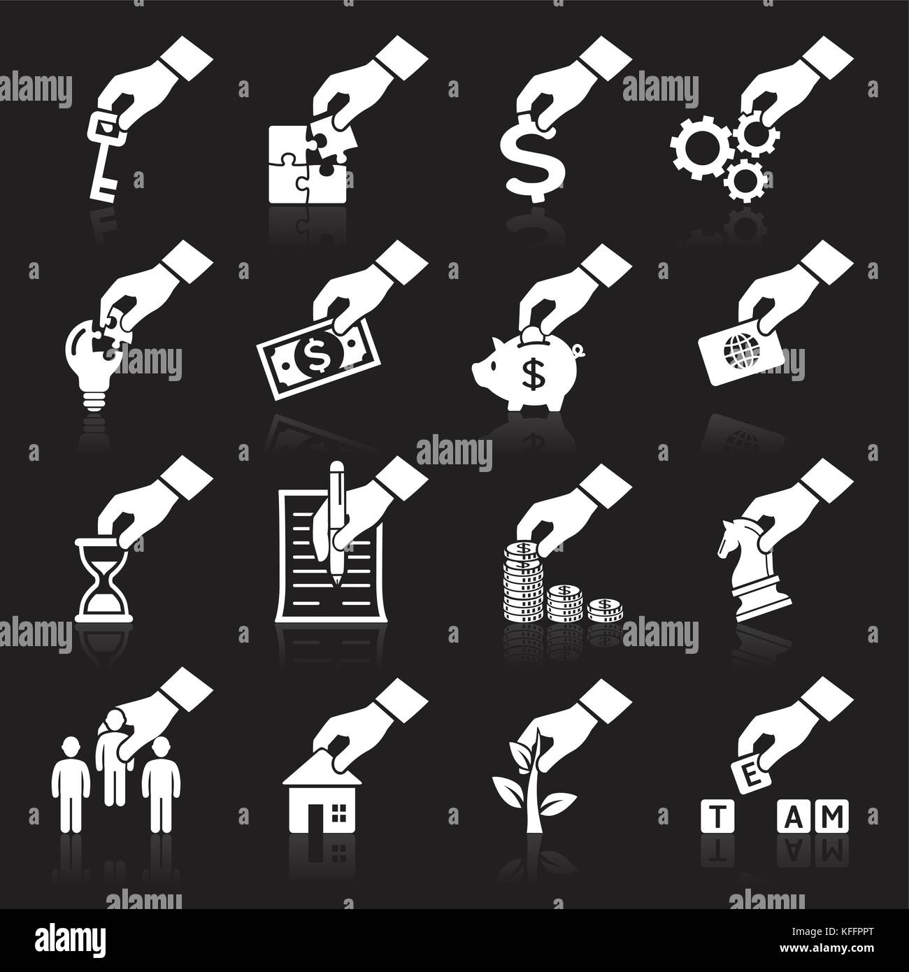 Chess clock hand Stock Vector Images - Alamy