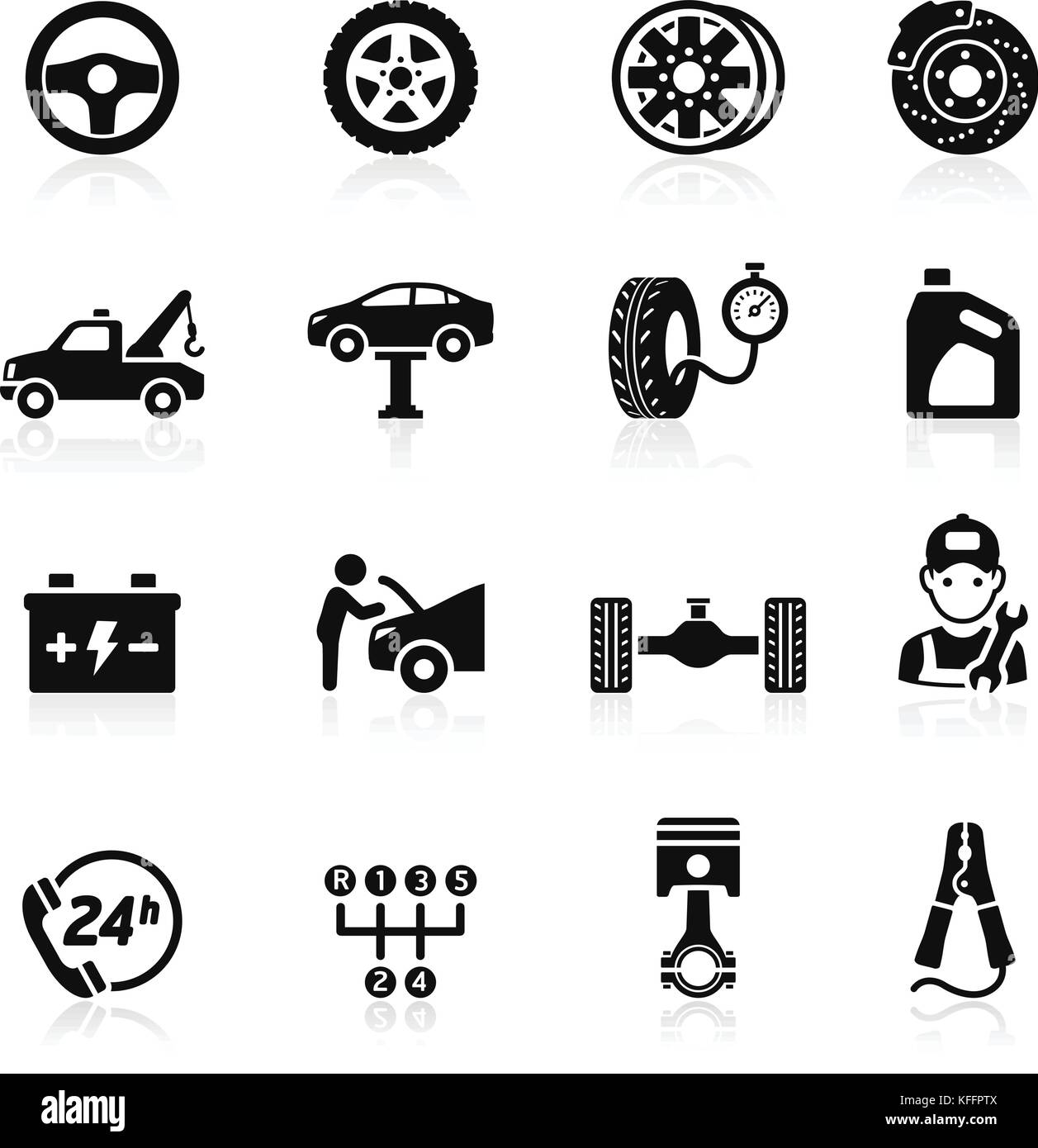 Car service maintenance icon. Vector illustration Stock Vector Image ...