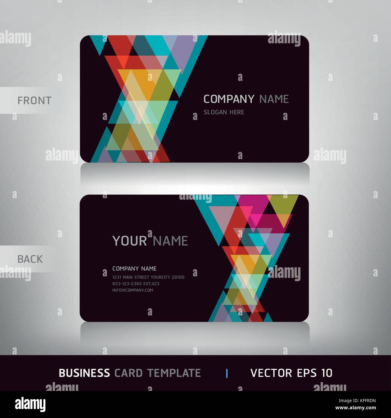 Business card abstract background. Vector illustration Stock Vector ... Business card abstract background. Vector illustration Stock Vector ...