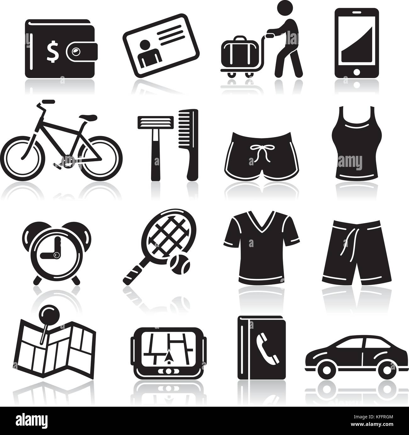 Pointing at t shirt Stock Vector Images - Alamy