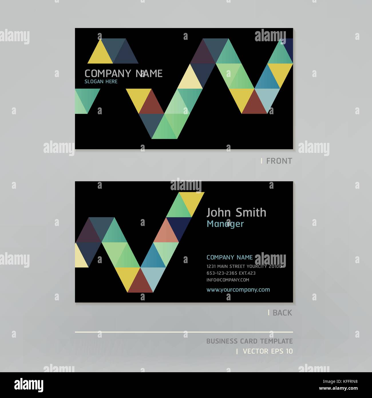 Business card abstract background. Vector illustration Stock Vector ... Business card abstract background. Vector illustration Stock Vector ...
