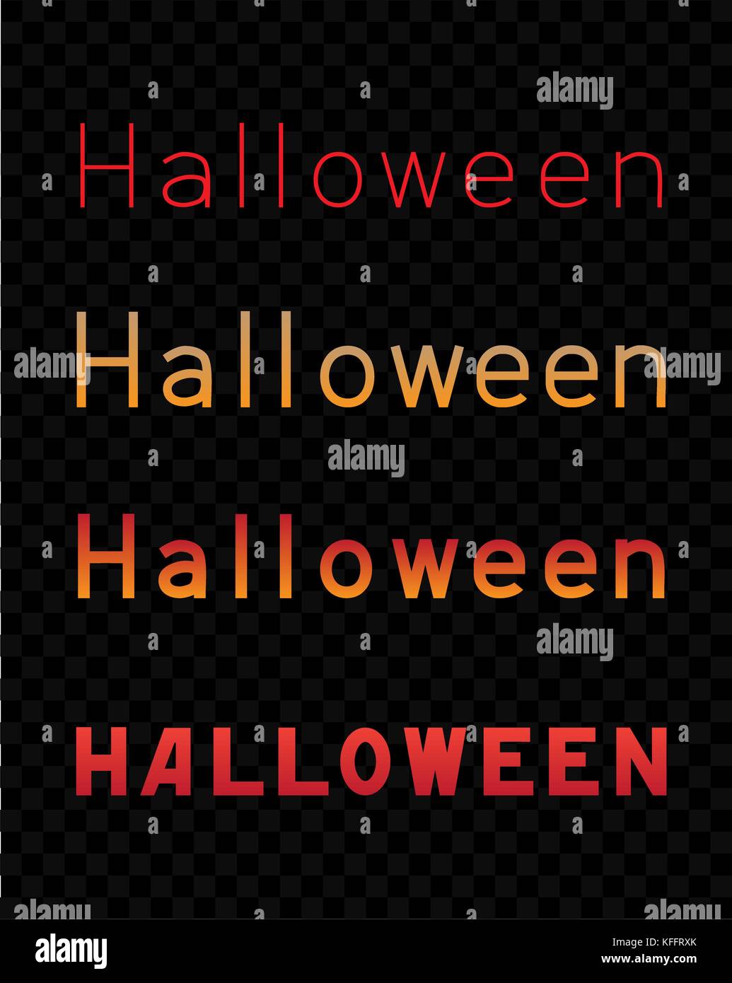 halloween text dark transparent background Stock Vector Image & Art - Alamy