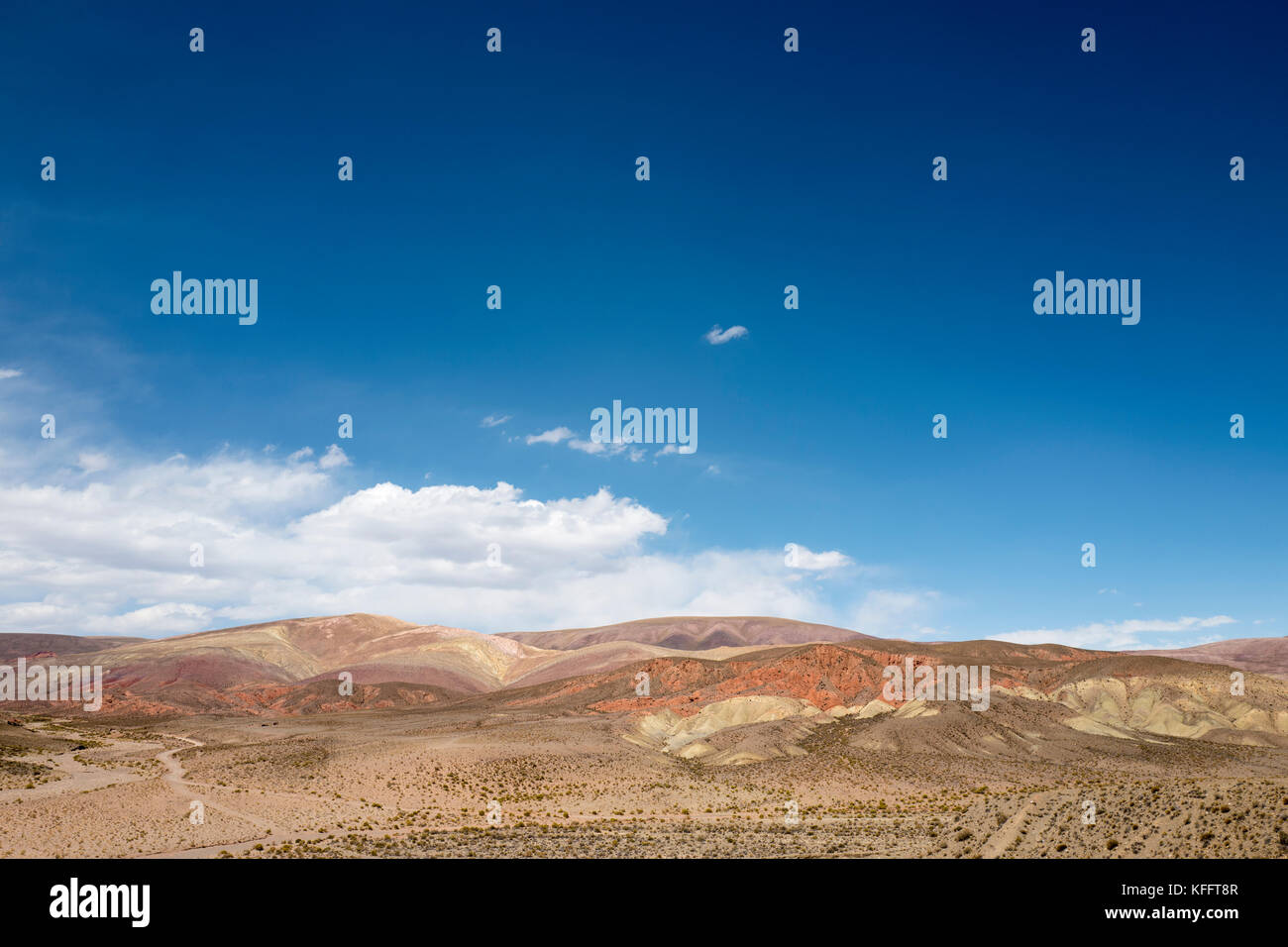 Coloured hills near Salta, Argentina Stock Photo - Alamy