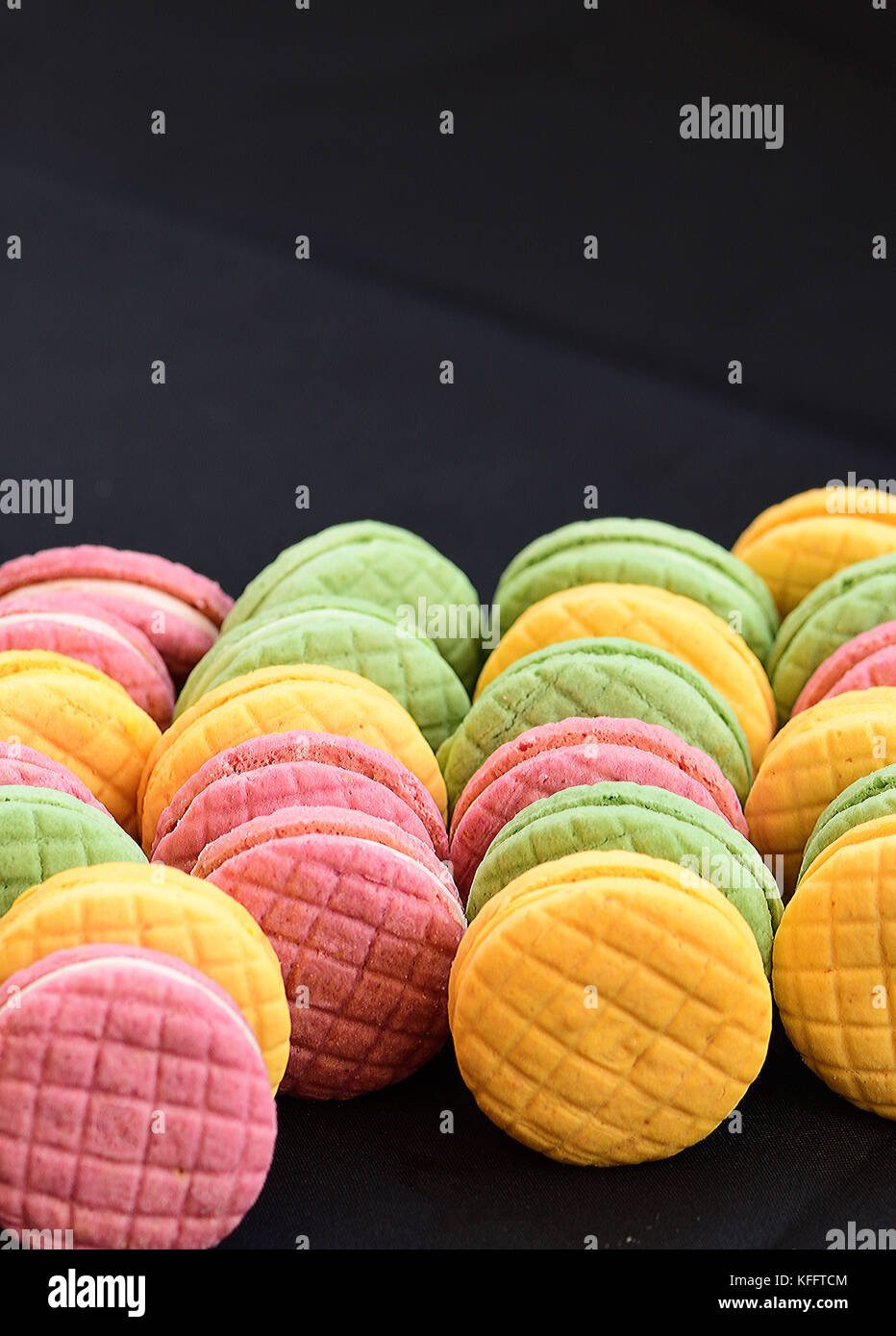 Multi colored cookies hi-res stock photography and images - Alamy