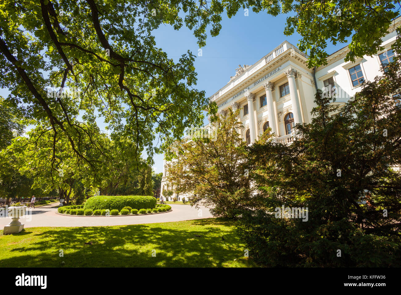 The main building of Lviv Polytechnic National University, Ukraine ...