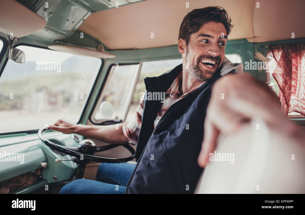 Driving in a minivan hi-res stock photography and images - Alamy