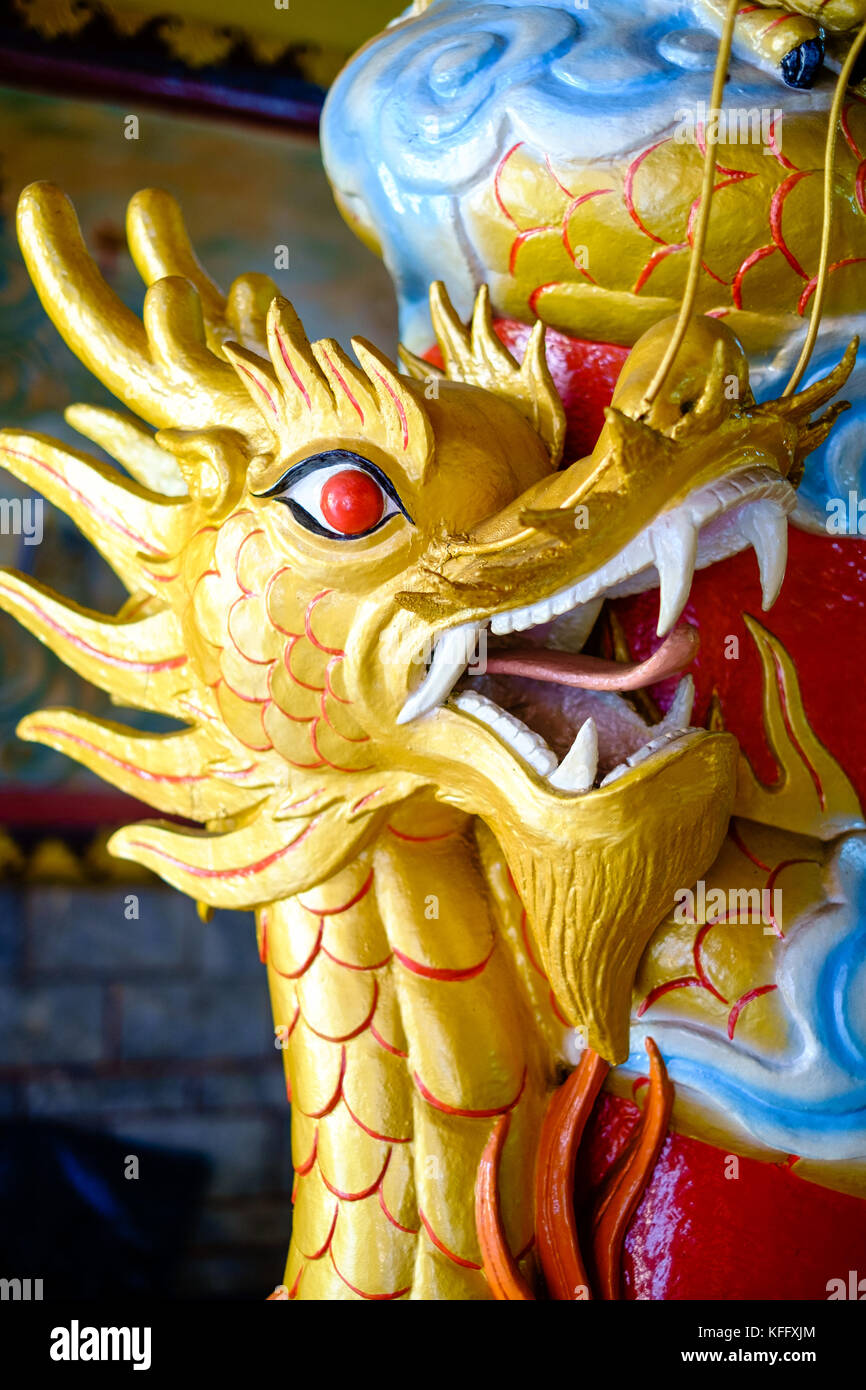 Ho chi minh temple dragon hi-res stock photography and images - Alamy