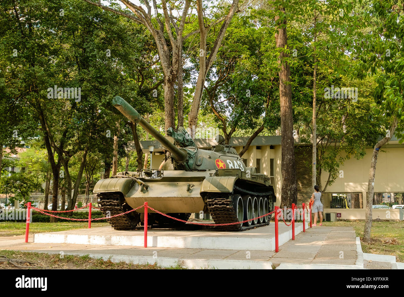 Tank Reunification Palace Ho Chi High Resolution Stock Photography and Images - Alamy