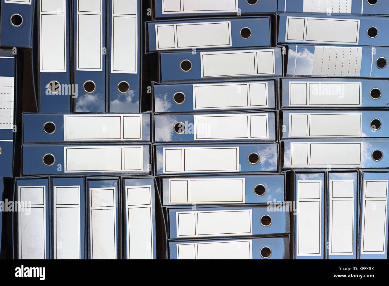 Cloud storage concept image. Binders Archive, Ring Binders Stock Photo ...