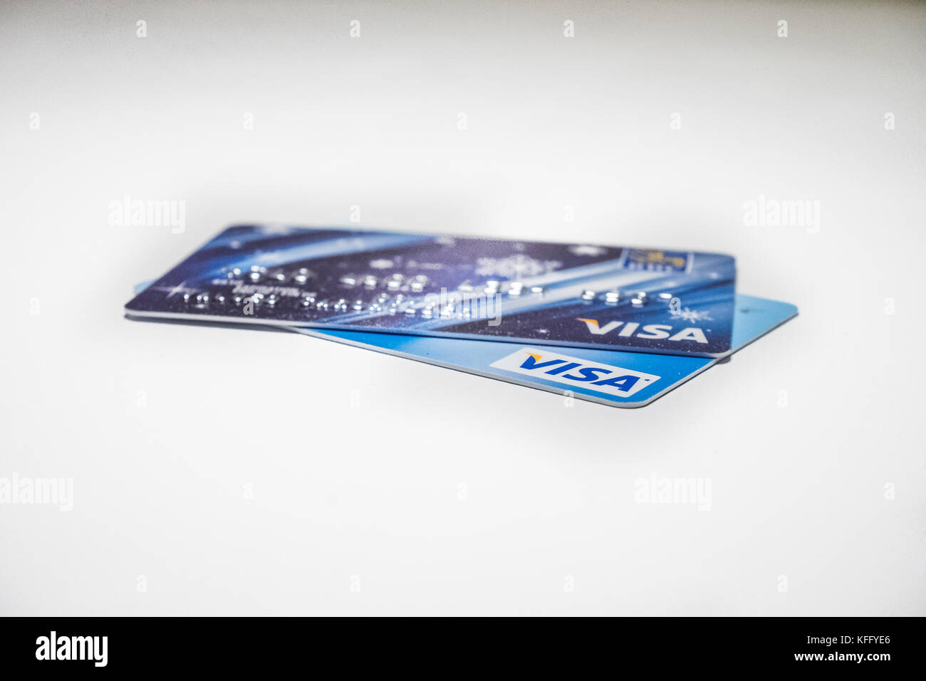 Visa credit cards Stock Photo - Alamy