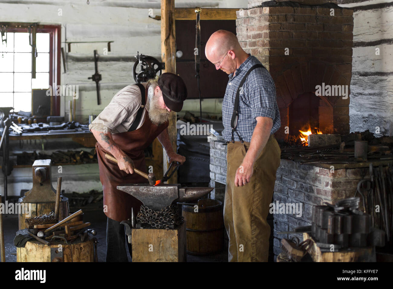Blacksmith 19th century hi-res stock photography and images - Alamy