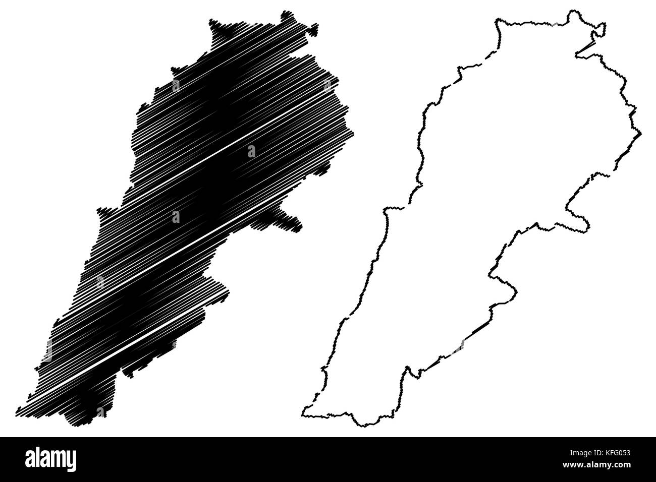 Lebanon Map High Resolution Stock Photography and Images - Alamy