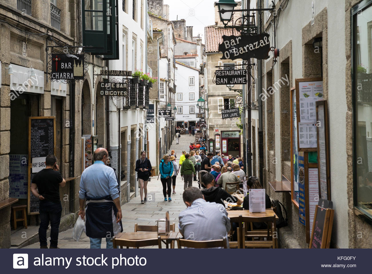 Old Town Of Santiago De Compostela Santiago De Compostela Is High ...