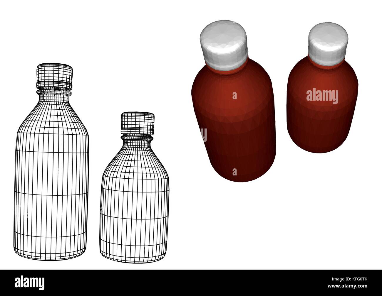 small medical bottles Stock Vector Image & Art - Alamy