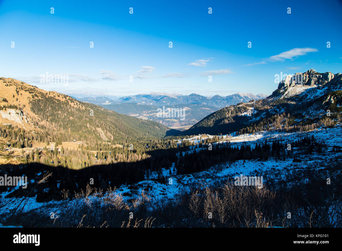 dry winter in the italian alps Stock Photo - Alamy